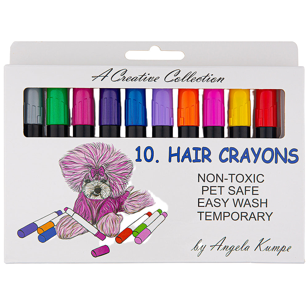 Hair Crayon (Pack of 10) by A Creative Collection