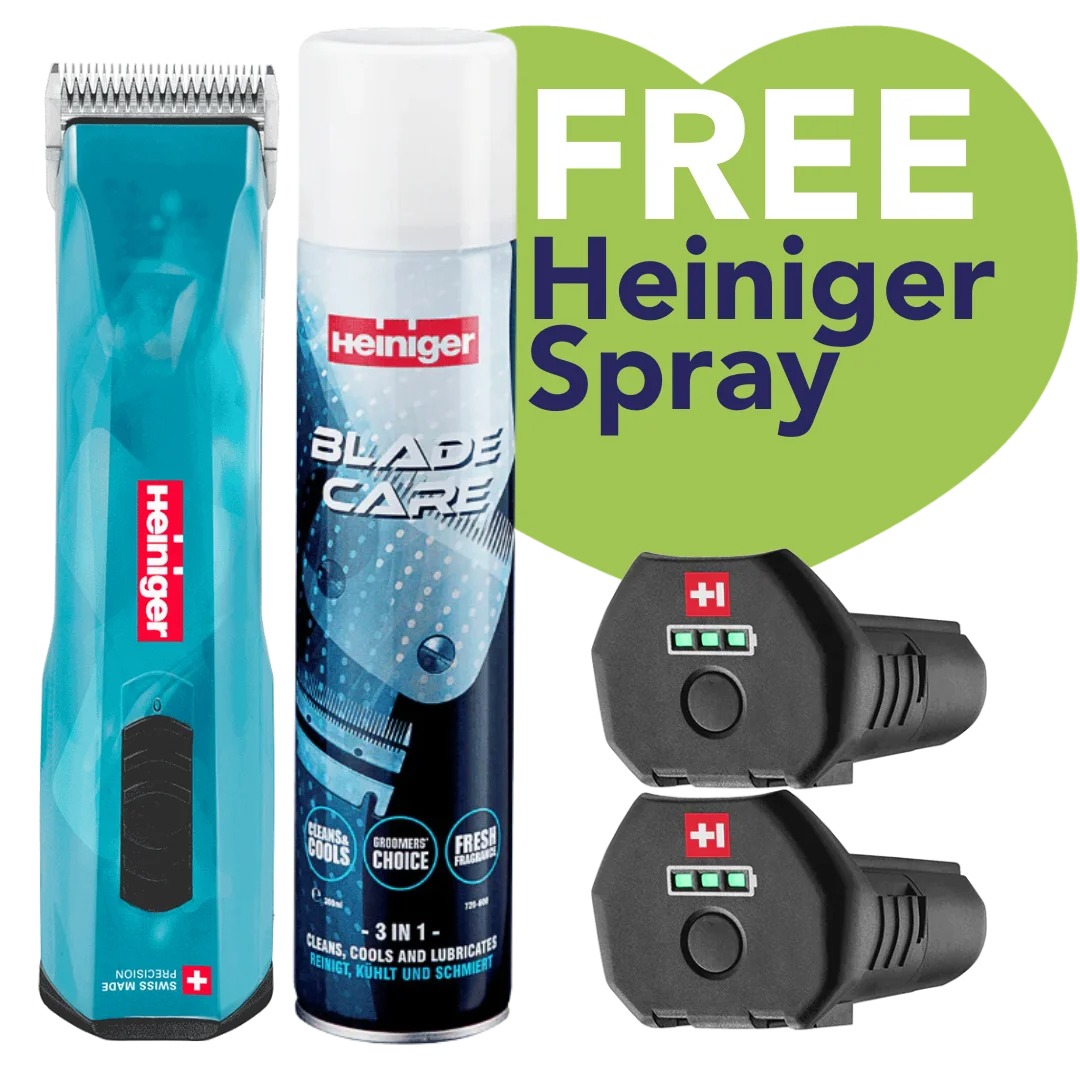 Opal Cordless Clipper with 2 Batteries by Heiniger